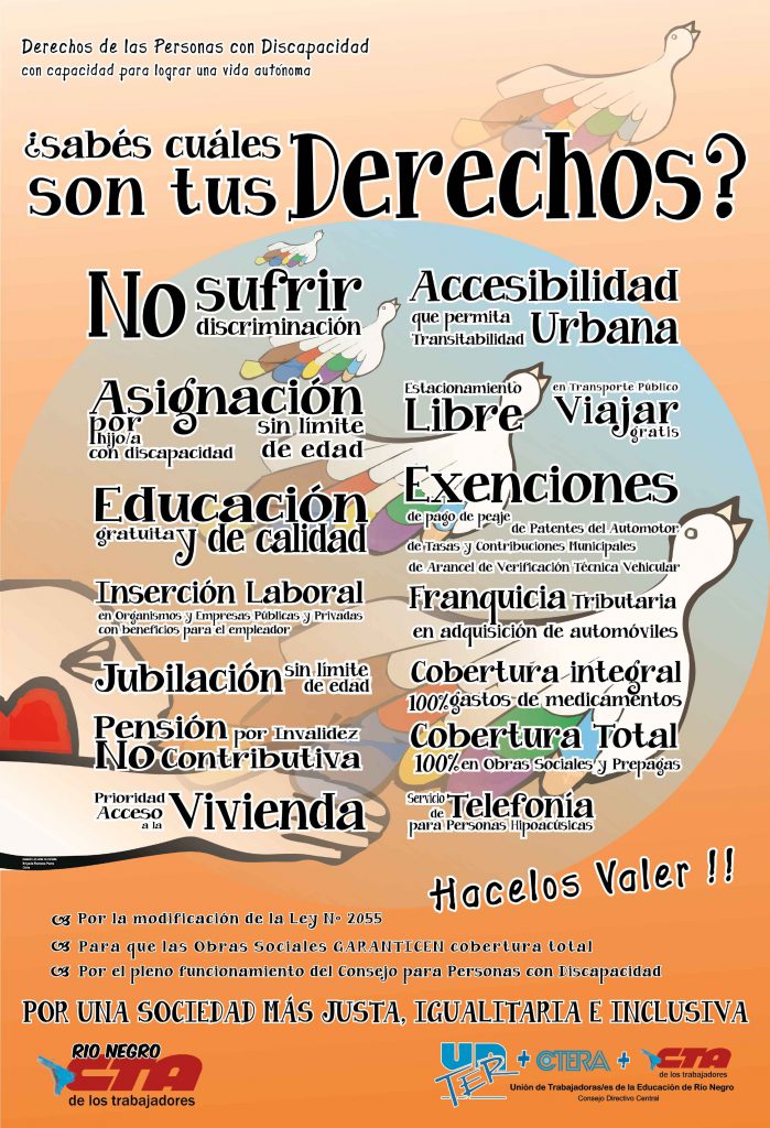 Derechos de las Personas con Discapacidad – UnTER